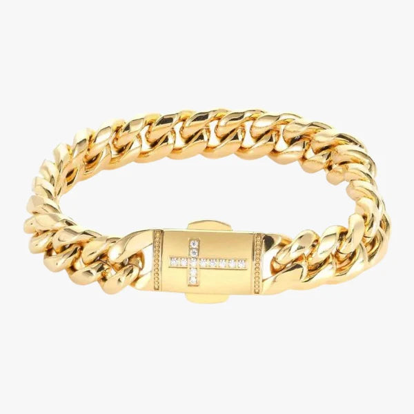 Curb chain Cross | Christian Jewelry™